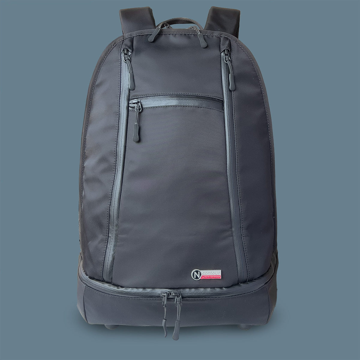 N contour backpack Black Eco nylon – Newton-Rider